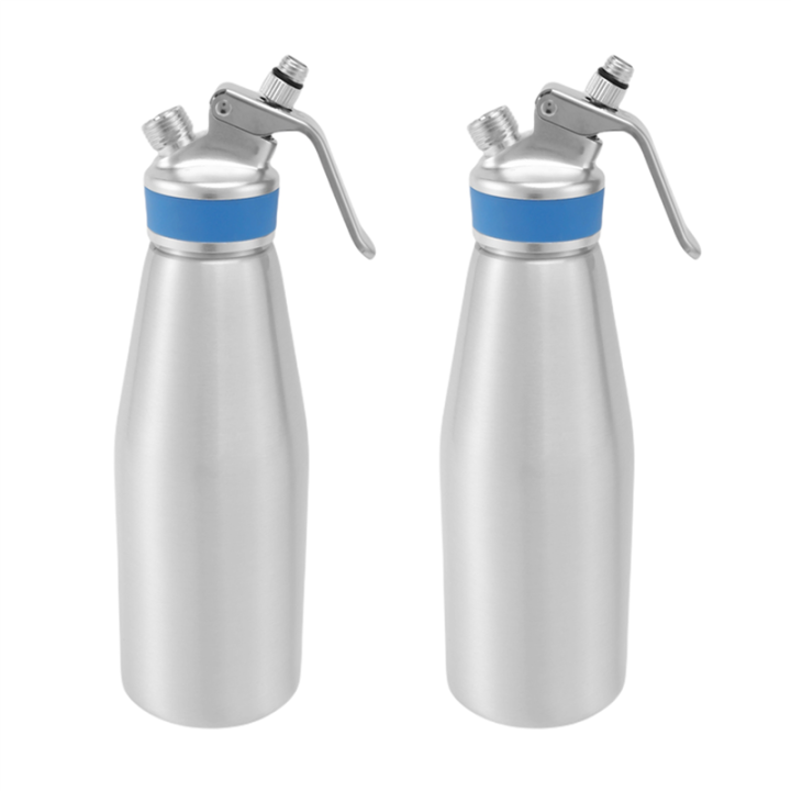 2X Whipped Cream Dispenser Cream Foaming Agent 1000Ml Handheld Whipping ...