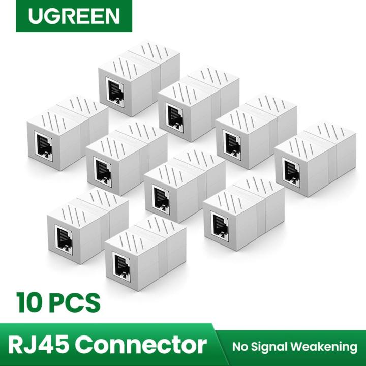 Ugreen RJ45 Connector Cat7/6/5e Ethernet Adapter 8P8C for Ethernet ...