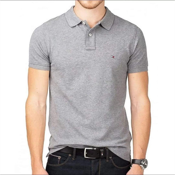 Light Ash Stylish Polo T-Shirt For Men's | Daraz.com.bd