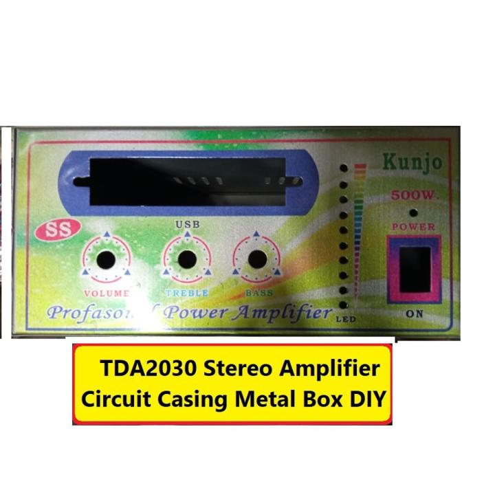3CH FAT Style TDA2030A TDA2030 Amplifier Box 3 Channel Power Amplifiers ...