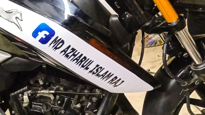 Name sticker for bike.. Motorcycle..car | bike modify sticker | Name ...