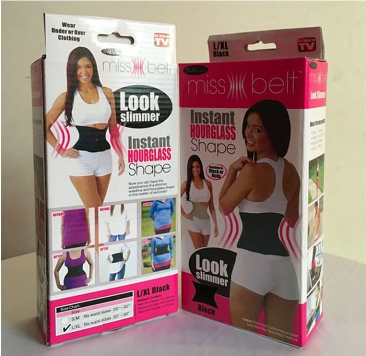Miss Belt Body Shaper - Black | Daraz.com.bd
