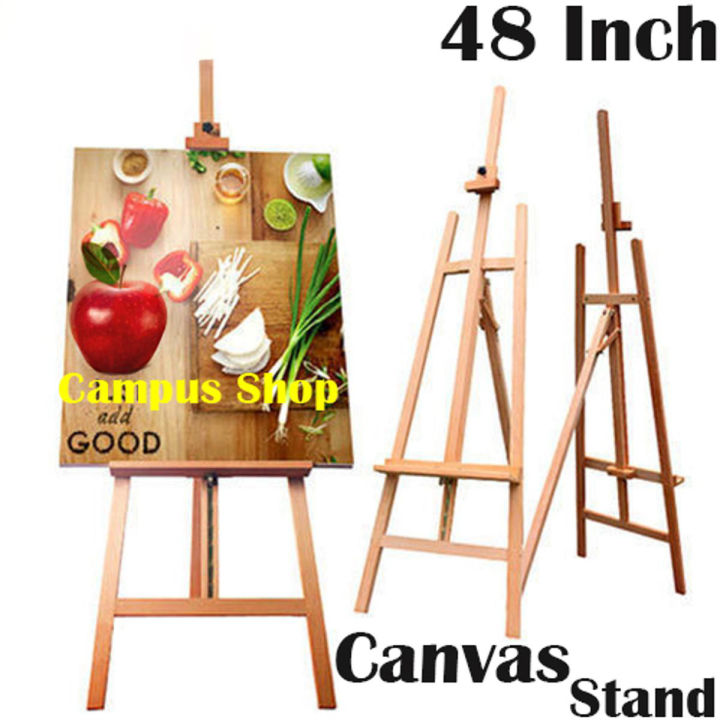 Art Canvas Stand, Wooden Easel 6/ 8/ 12/ 18 / 24/ 36/ 48 Inches for ...