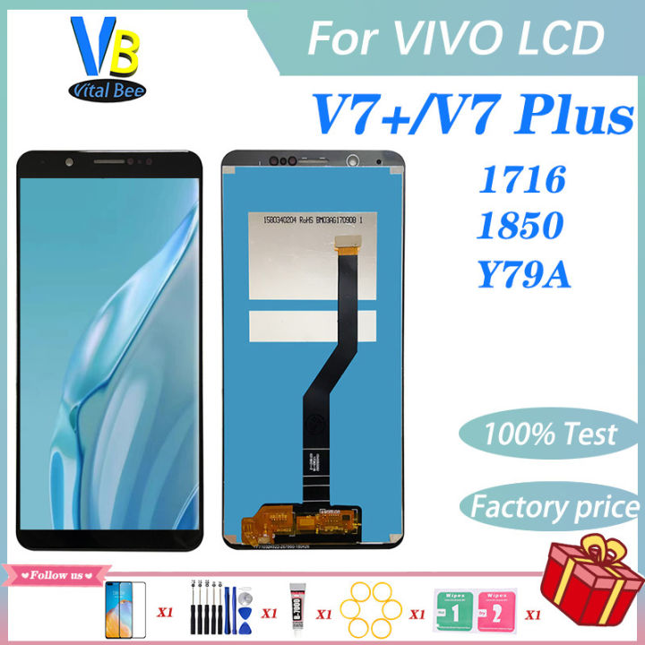 LCD For VIVO V7+ / V7 Plus LCD Display Touch Screen Digitizer Assembly 1716 1850 Y79A ...