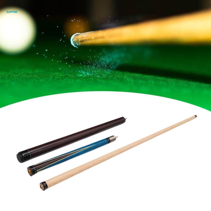 Billiard Pool Cue Segmented 13.8mm Large Tip Punch Cue Hardwood 56inch ...