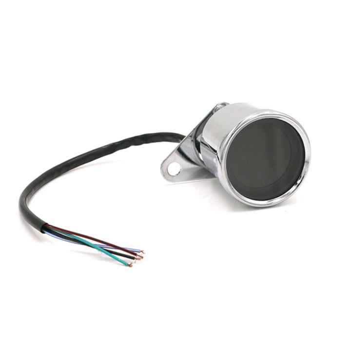 Chrome ALL NEW Universal Motorcycle Digital Motorcycle Speedometer ...