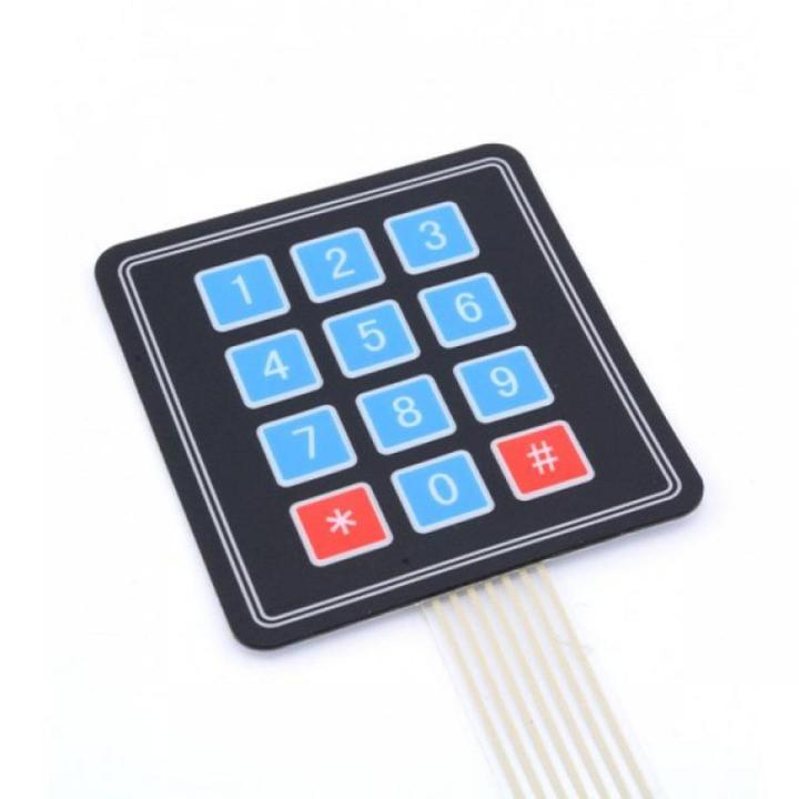 Flexible Matrix Keypad- 3X4 | Daraz.com.bd Flexible Matrix Keypad- 3X4 | Daraz.com.bd