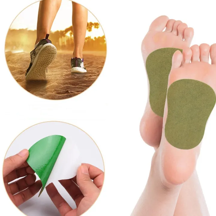 16Pcs Foot Patch Detoxification Wormwood Foot Patch Heel Fatigue Pain ...
