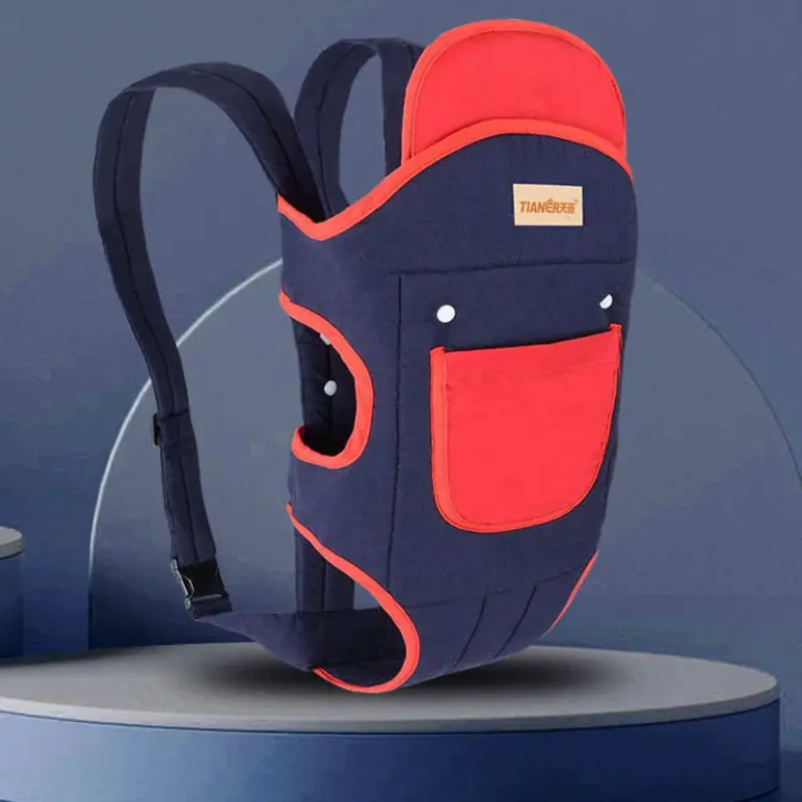 Best Quality Blue Stylish Baby Carrier - Comfortable Carrying Bag with ...