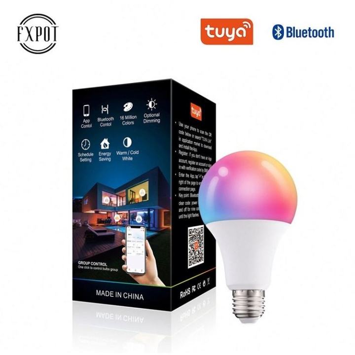 FXPOT Tuya Smart Led RGB (Bluetooth) 10W Bulb Dimming Lights E27 ... FXPOT Tuya Smart Led RGB (Bluetooth) 10W Bulb Dimming Lights E27 ...