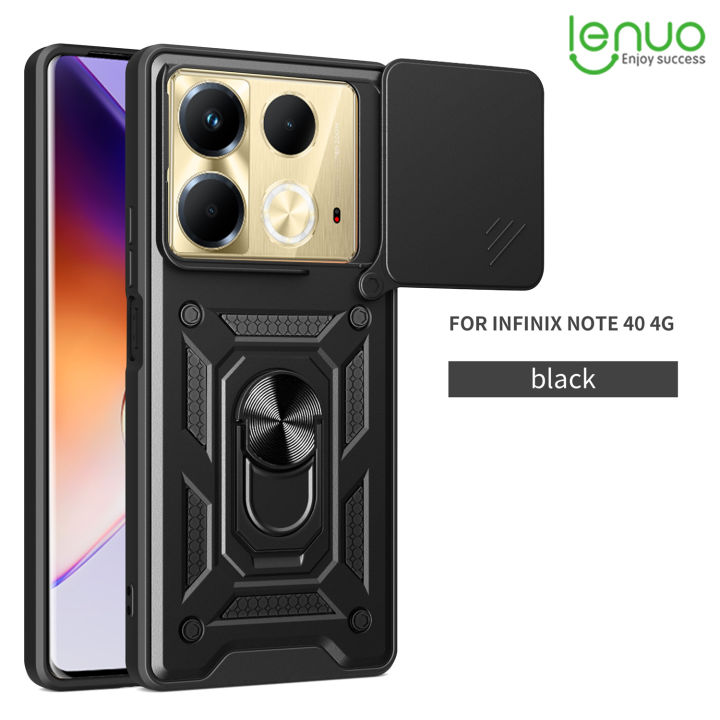 Lenuo For Infinix Note 40 4G Back Cover Anti-fall Fashion Protective ...