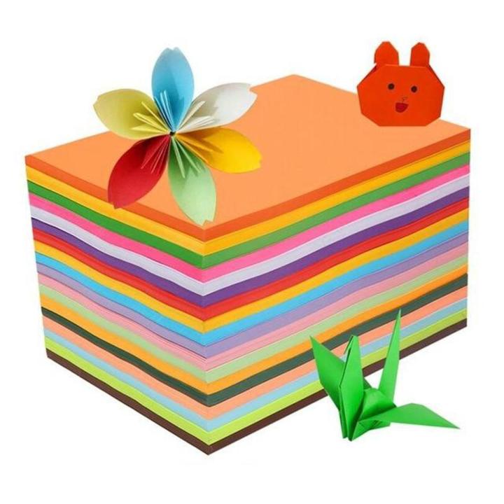 A4 Color Paper for Craft, Art & Photocopy - 100 Sheets. 10 Colour ...