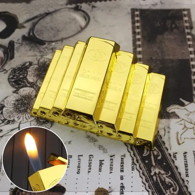 Gold bars, bricks, open flame lighters, metal gas | Daraz.com.bd