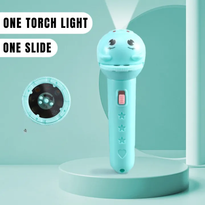 New Flashlight Projector Torch Lamp Toy Cute Cartoon Creativity Toy ...