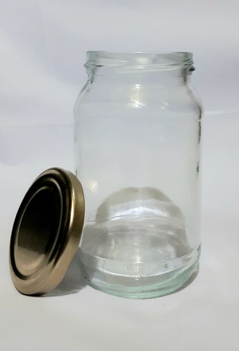 Glassware Food Jar, Food Container Glass Jar (500 ml) - 3 PCS | Daraz ...