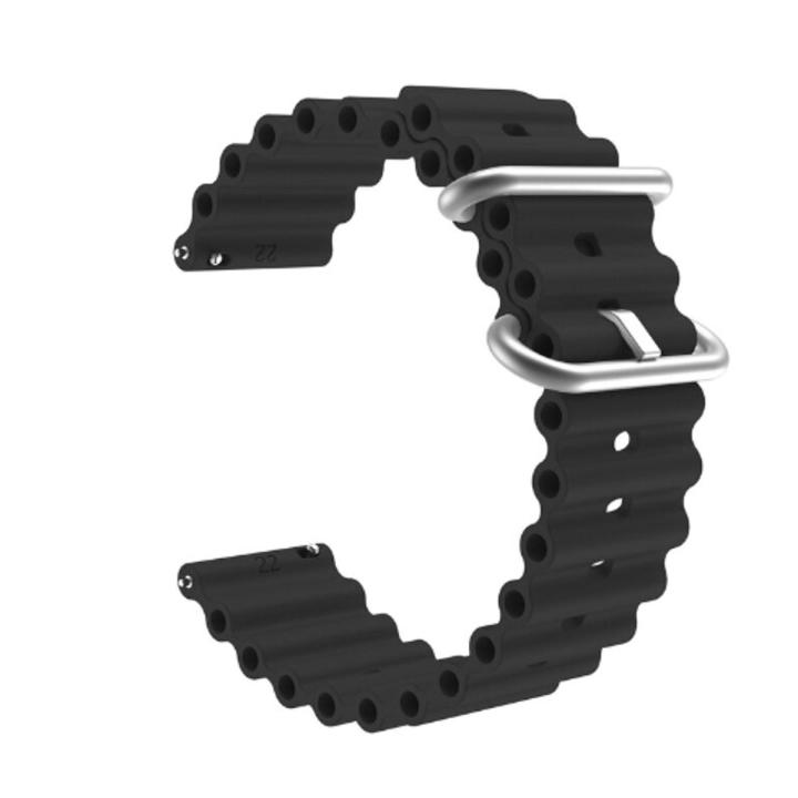 ocean alpine loop silocon watch strap for 22mm kw66, ls05, w12, w01,gtr ...