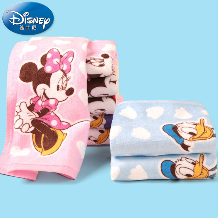 Disney Cut Pile Children's Towel 25*50cm Baby Cotton Cartoon Towel is ...