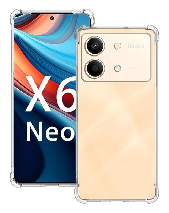Poco X6 Neo 5G Transparent TPU Case – Slim, Flexible & Shockproof Back ...