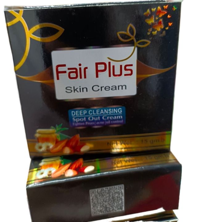 Fair Plus Skin Cream Deep Cleansing Spot Out Cream 15 gm | Daraz.com.bd