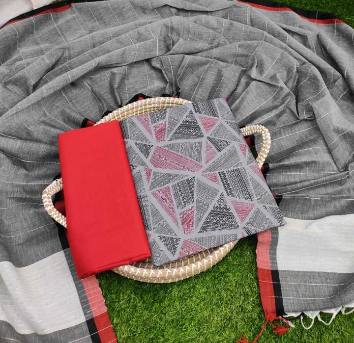 H Mart New Special Slab Cotton Tat Skin Print Un Redy Shalwar Kameez ...