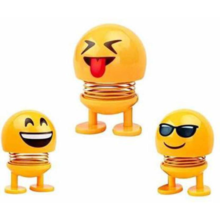 Emoji Spring Bouncing Doll - 1 Pcs (Small Size) | Daraz.com.bd