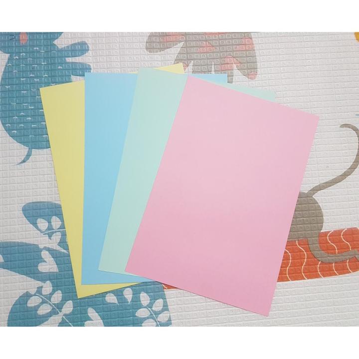 140 GSM A4 Sized Colour Papers_4 Colours (25 Pieces) | Daraz.com.bd