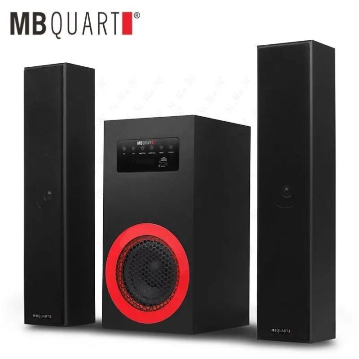 50W Bluetooth Speaker 5.1 Channel Home Theater Speakers System 3D Surround Sound Subwoofer ...