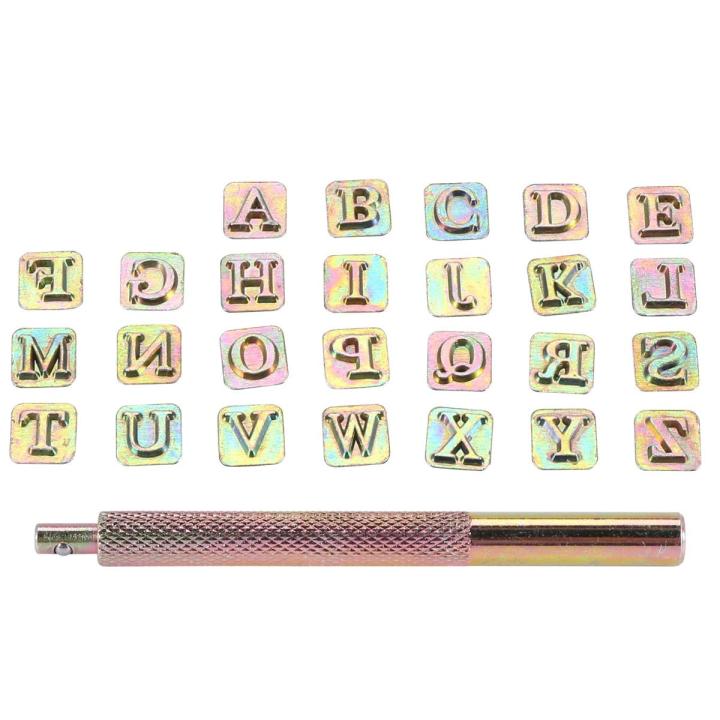 26Pcs Steel Alphabet Stamps Punch Set 26 English Letters Metal | Daraz ...