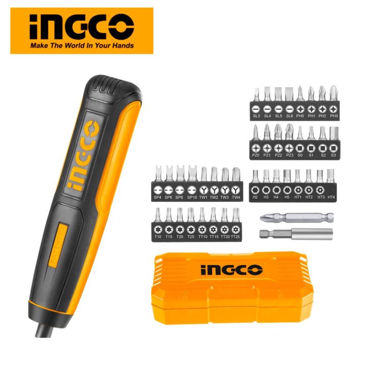 Ingco Cordless Screwdriver 4V-CSDLI0403 | Daraz.com.bd