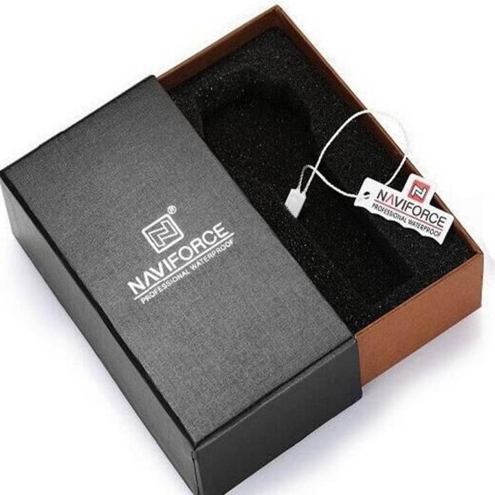 NAVIFORCE NF002 ORIGINAL BLACK WATCH BOX - BLACK | Daraz.com.bd