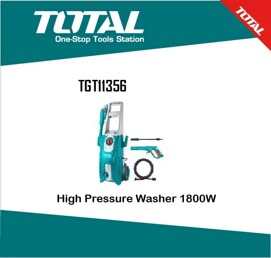 TOTAL High Pressure Washer 1800W TGT11356 | Daraz.com.bd