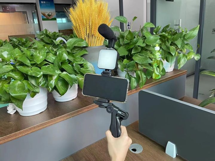 AY-49 Led Video Light Vlog Shooting Kits Suit With Microphone Led Fill ...