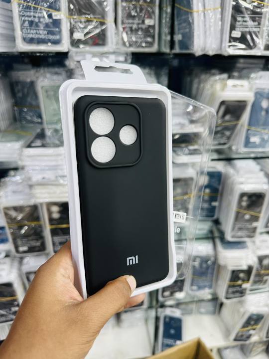 For Redmi Note 14 5G Luxury Silicon Protect Back Cover Soft Case ...