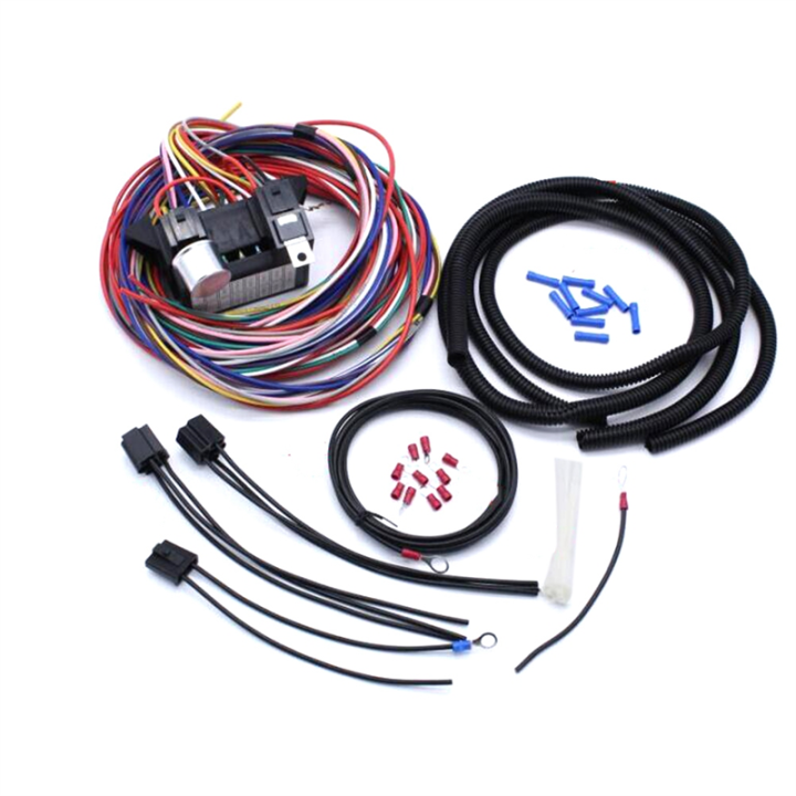 Wiring Harness Kit Universal As Shown for Muscle Car Hot Rot Wiring ...