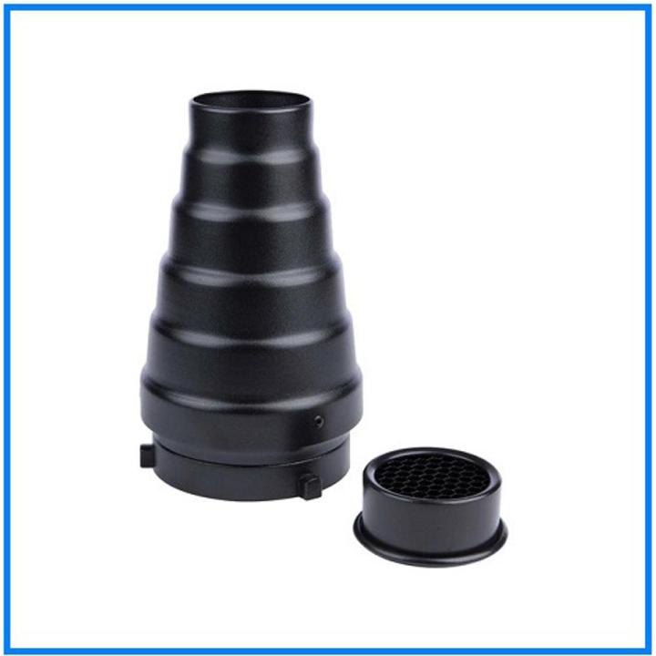 Godox SN01 Studio Essentials Snoot with Grid Cap for Bowens Mount ...