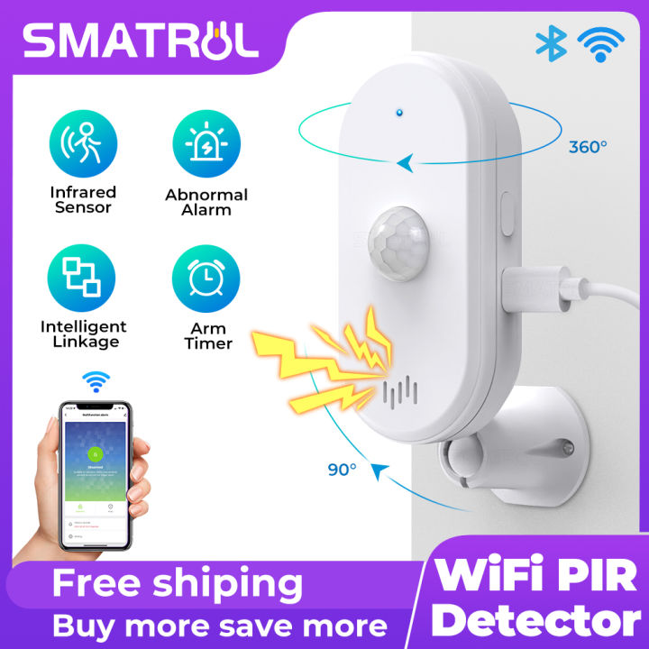 （New）MATRUL Tuya mart Wifi Pir Motion enor Ub Home ecurity ytem ...