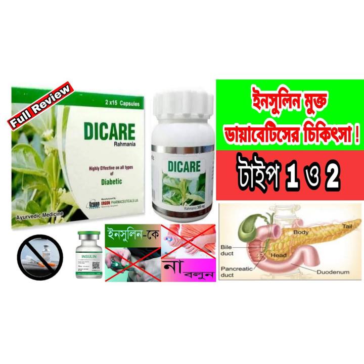 Dicare Anti Diabetic cap | Daraz.com.bd