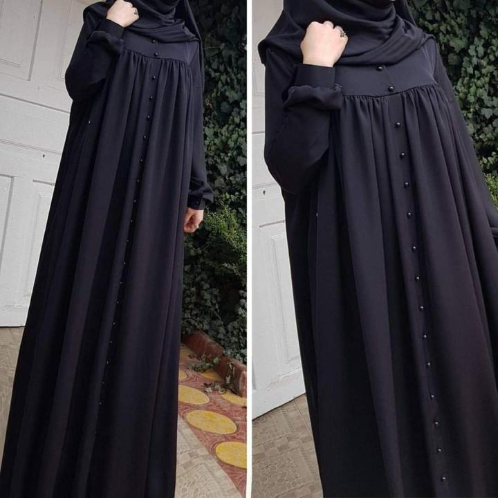 Abaya Borka Embroidery Work with Hijab - Explore Modern Modesty with ...