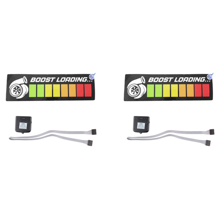 2X Windshield Boost Loading Car LED Light Window Stickers for JDM Glow ...