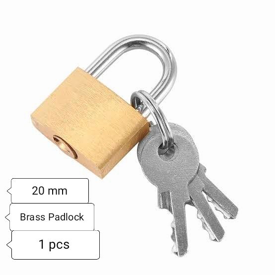 Mini Padlock 20mm Brass Padlock 1pcs Luggage Mini Lock | Daraz.com.bd