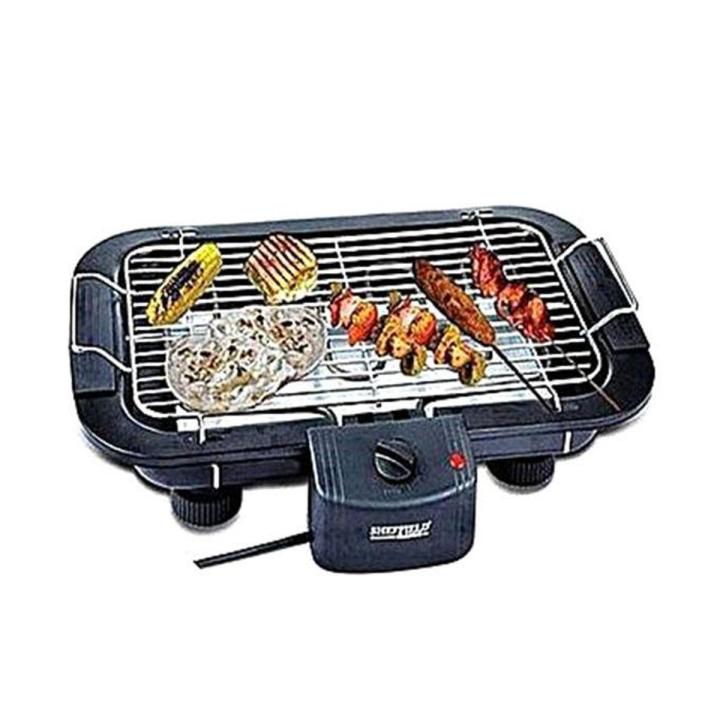 Electric BBQ Grill Machine - Black | Daraz.com.bd