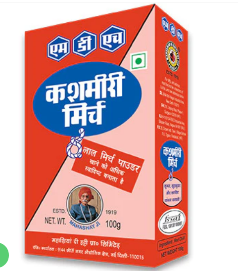 MDH Kashmiri Mirch Powder 100gm-indian | Daraz.com.bd
