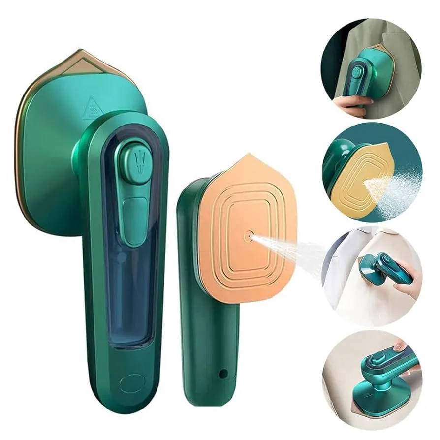 Electric Iron Steamer Handheld Portable Mini Steam Garment Steamer Wet ...