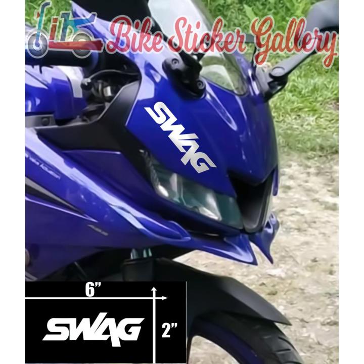 Bike Decal Sticker - Swag ( Waterproof & Premium quality)/ Bike Sticker ...