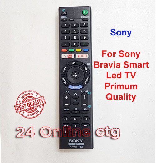 Tv Remote for Sony Bravia Android Led Tv with Netflix & Youtube Option ...