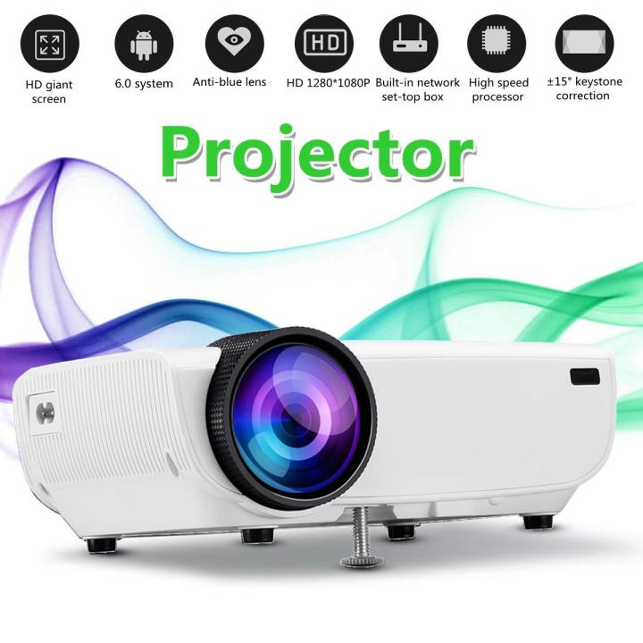 10000Lumens 1080P HD TV Audio Projector Remote Control with Wired ...