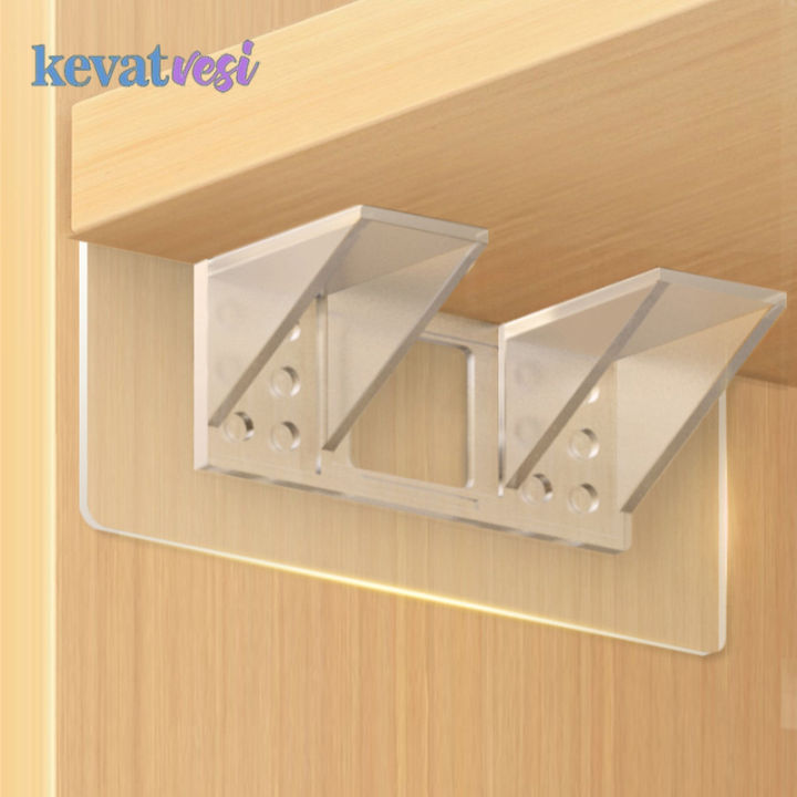 2/4pcs Adhesive Shelf Support Pegs for Kitchen Bedroom Closet Cabinet ...