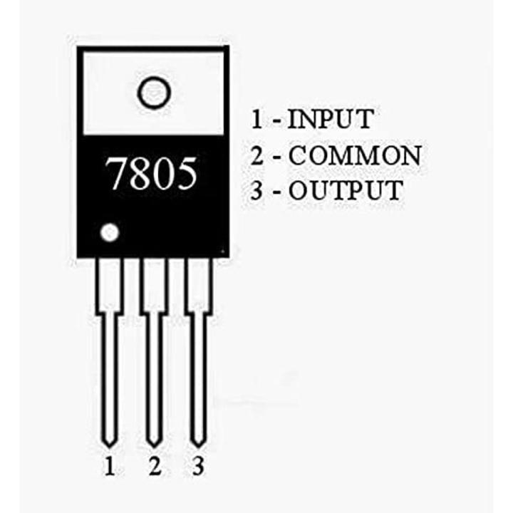 7805 Regulator IC7805 Components Electronic for idea or a project DIY ...