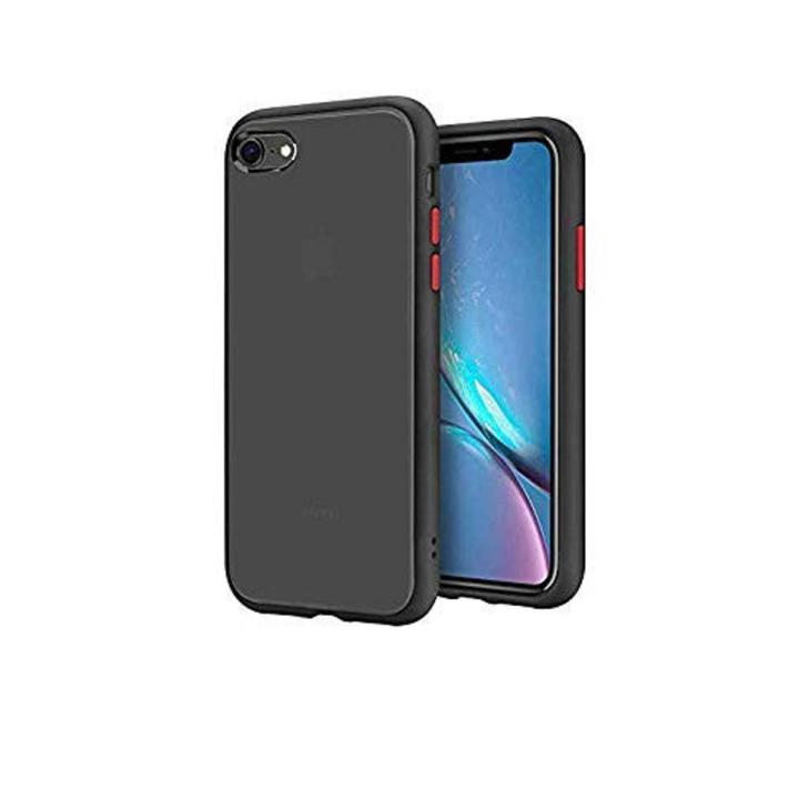 IP 6plus 6splus smoked Matte Translucent Hard Case (Black, Camera Bump ...