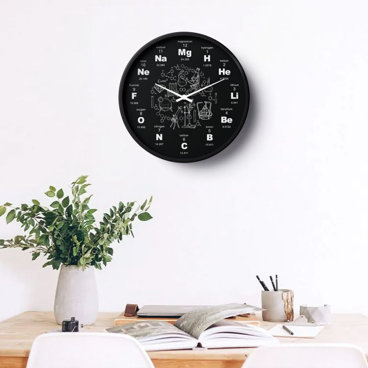 Periodic Table Wall Clock | Science Chemistry Clock for Students and ...